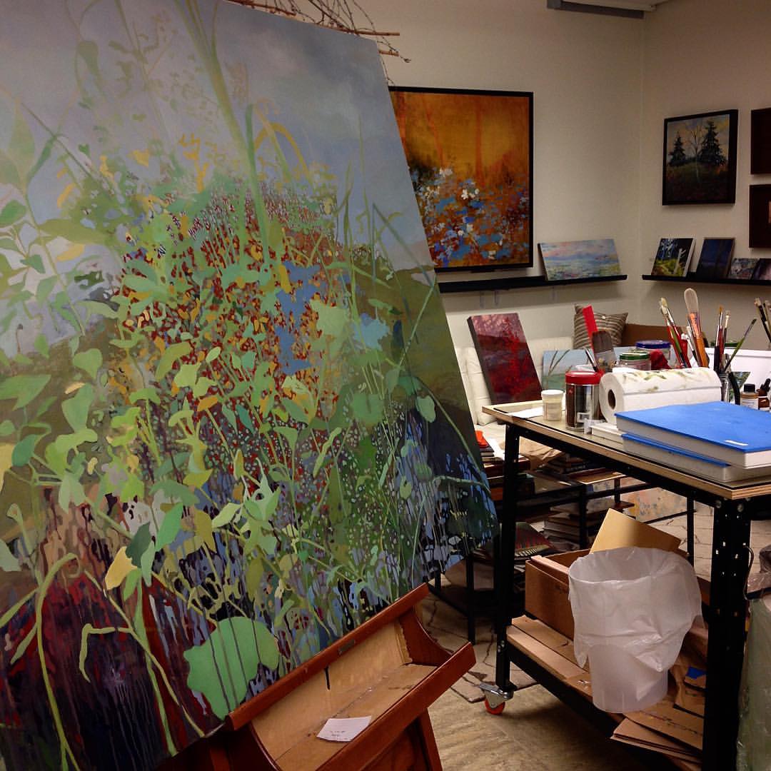 Patty Haller in the Studio | Seattle Artist League