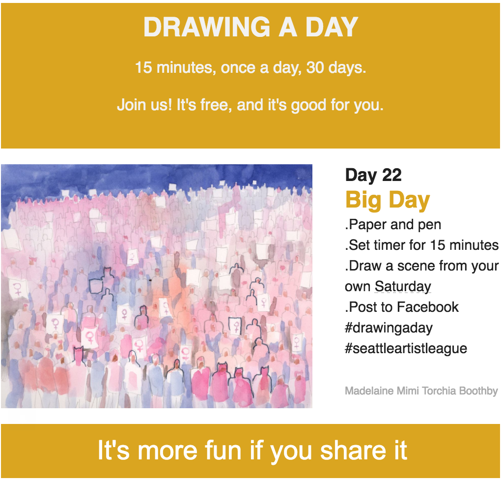 Drawing A Day, Day 22 | Seattle Artist League