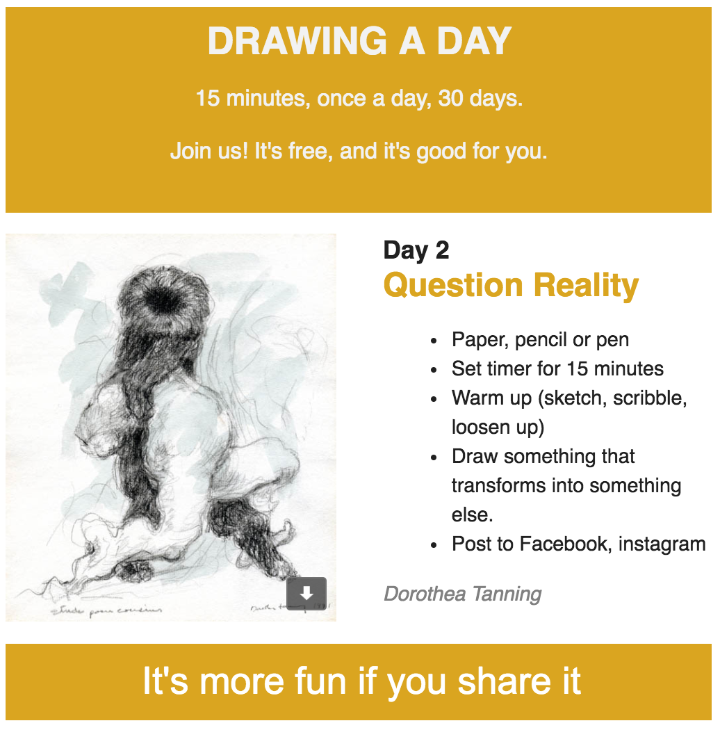 Drawing A Day: Day 2 | Seattle Artist League