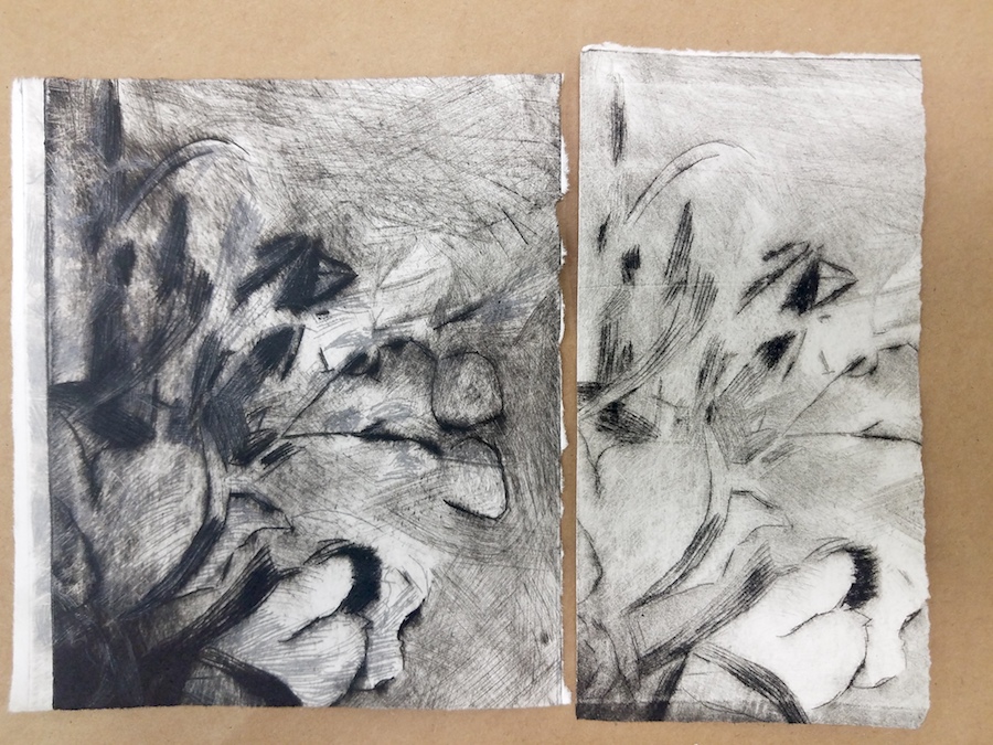 My first drypoint prints | Seattle Artist League